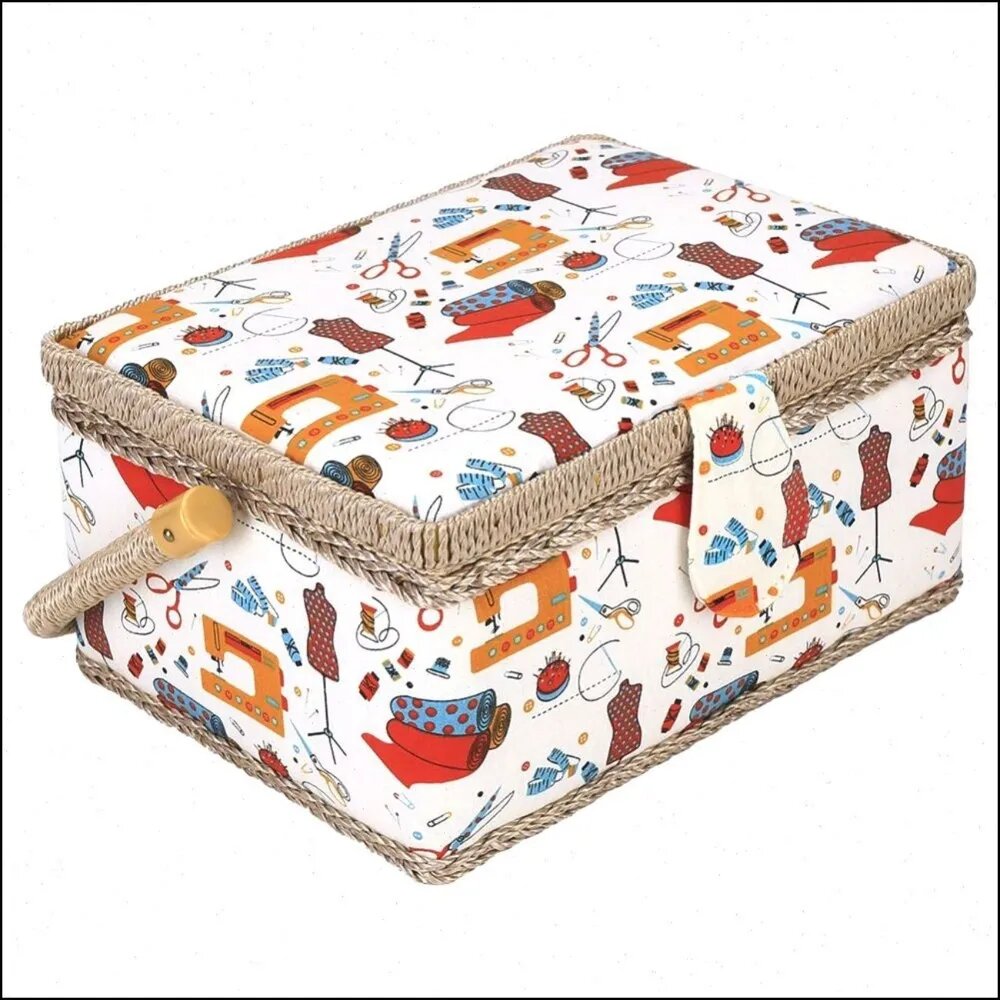 Эксклюзивная корзина для ниток и игл модели Оранжевая иголка