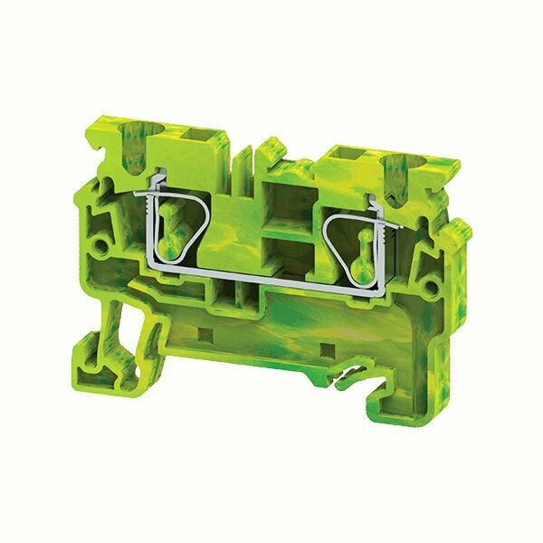 Клемма заземляющая пружинная OptiClip CXG-4-PE-(0.2-4) КЭАЗ 289760
