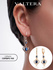 Серьги VALTERA, серебро, 925 проба, фианит, , золотистый