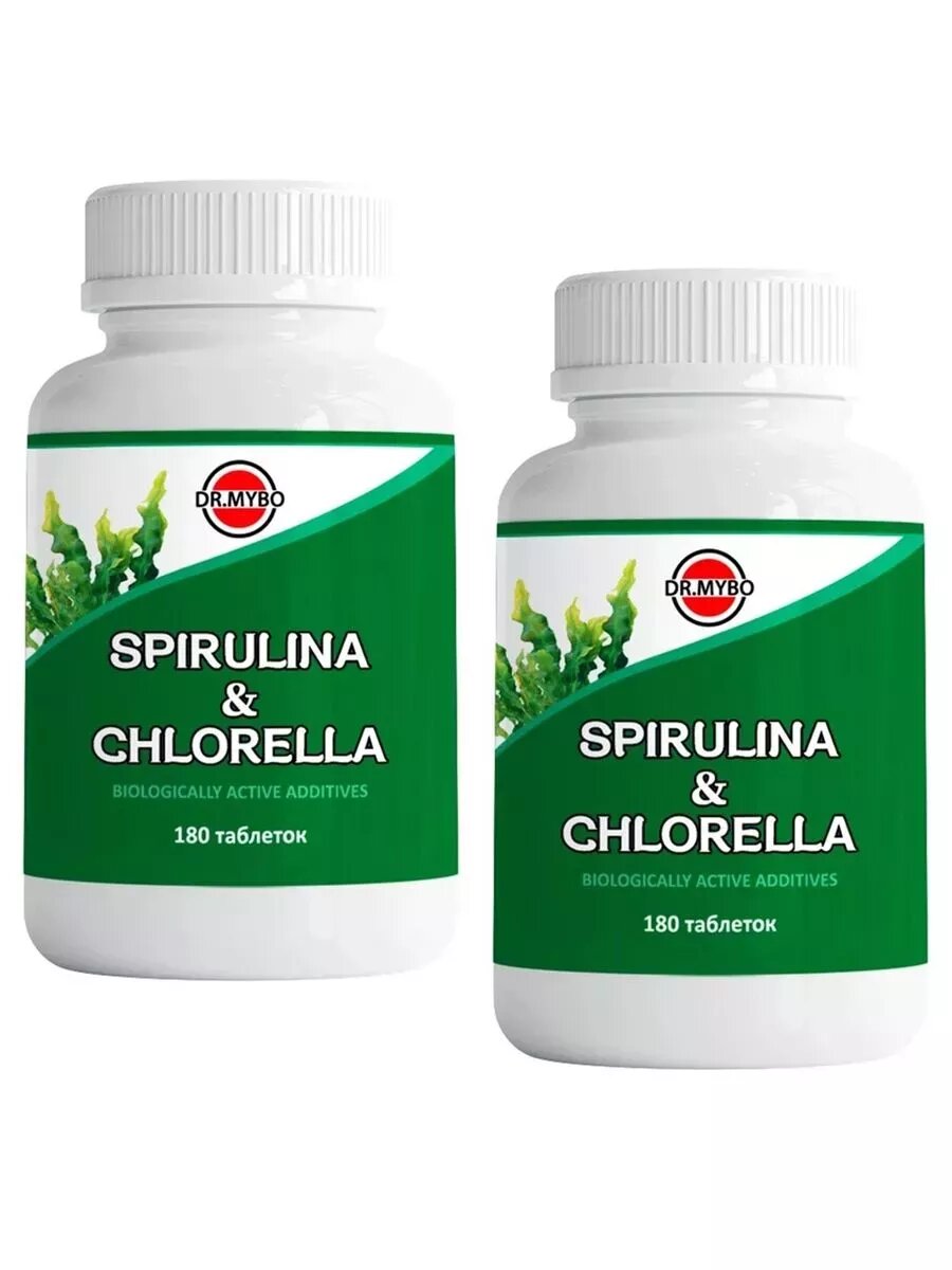 Спирулина Хлорелла 2 шт