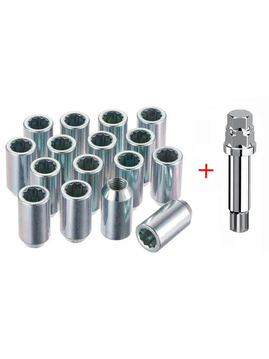 Комплект гаек Ellis UTNS0BCN37O, M12x1.5 + спецключ