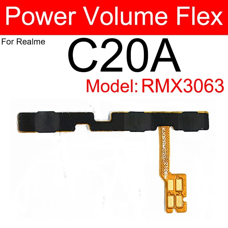Flex кабель Power Volume Realme C20A RMX3063