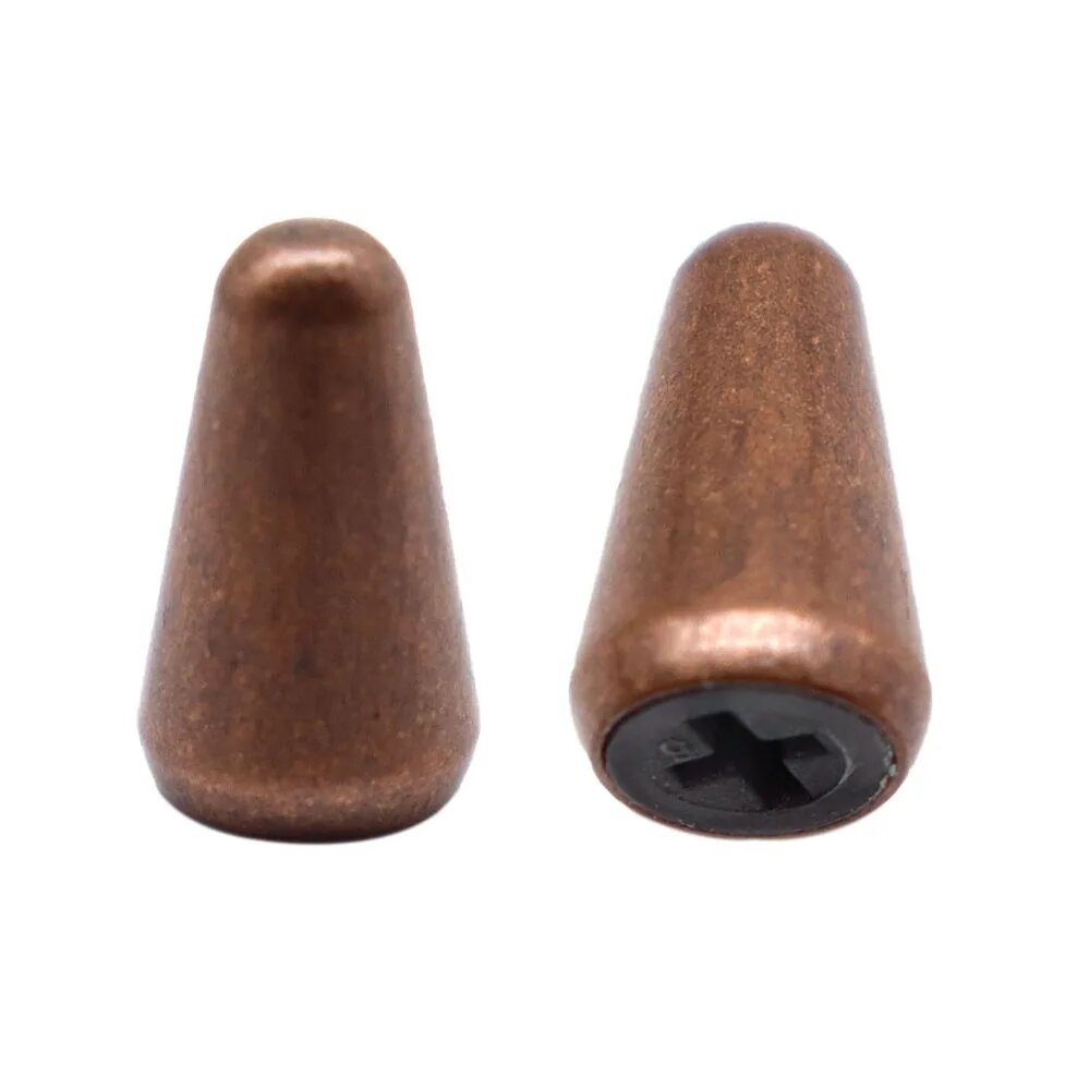 Латунные колпачки для переключателя Haody guitar ST TL 2pcs Red Copper