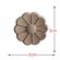 Деревянная аппликация бежевая 5cmX5cm