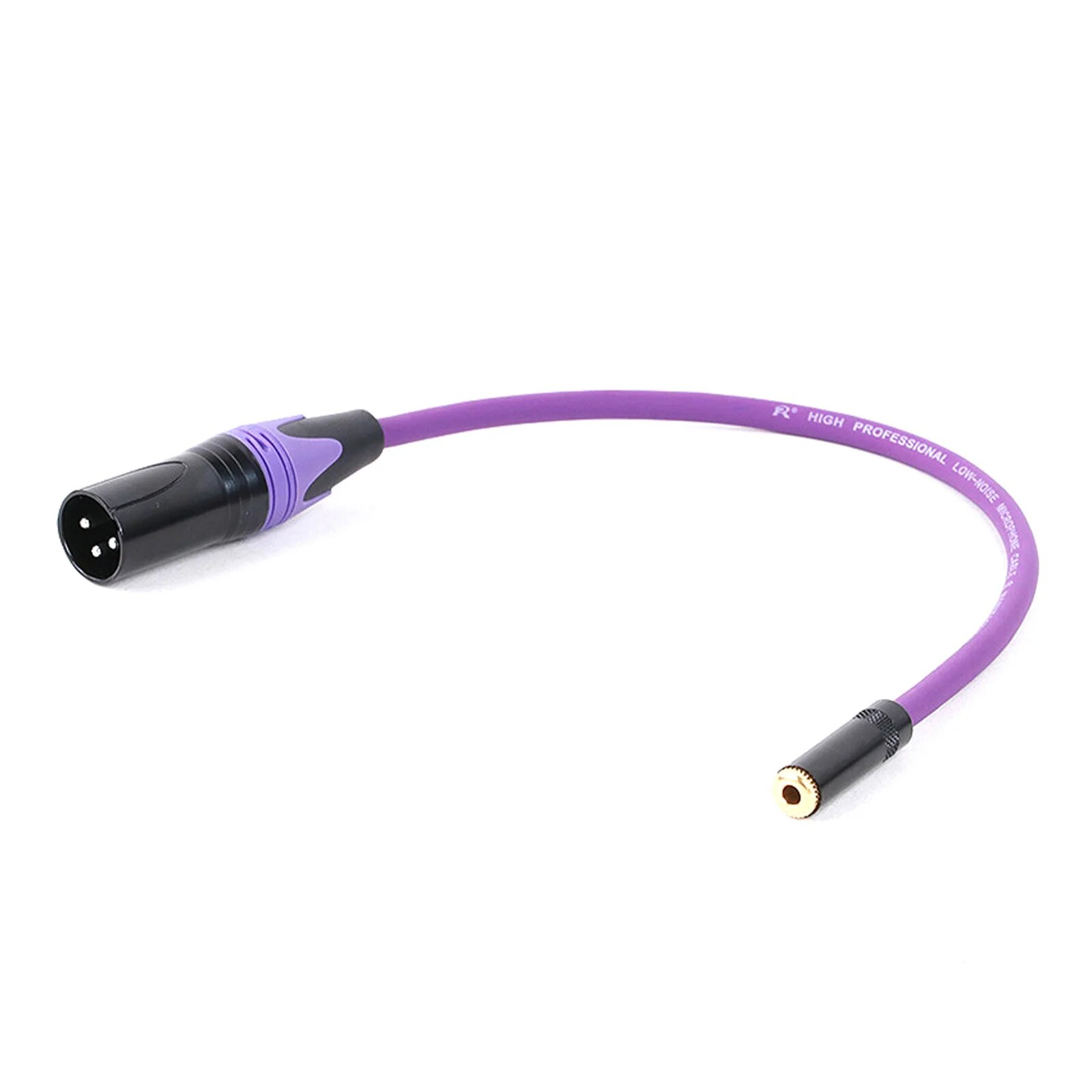 GuerGuo XLR на 3,5 мм аудиокабель Purple-M, 10m