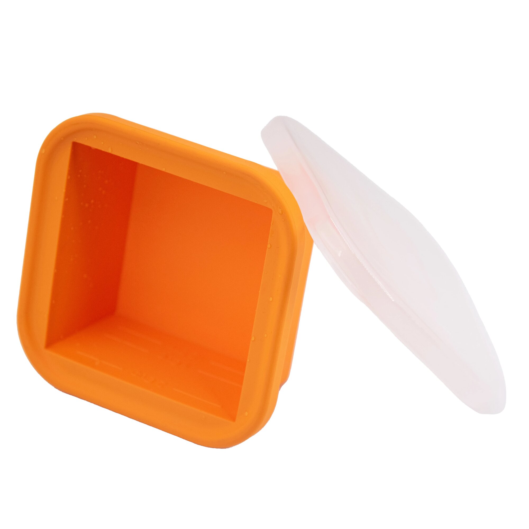Силиконовые контейнеры для заморозки супов Оранжевый, Orange-2cup-1 pcs