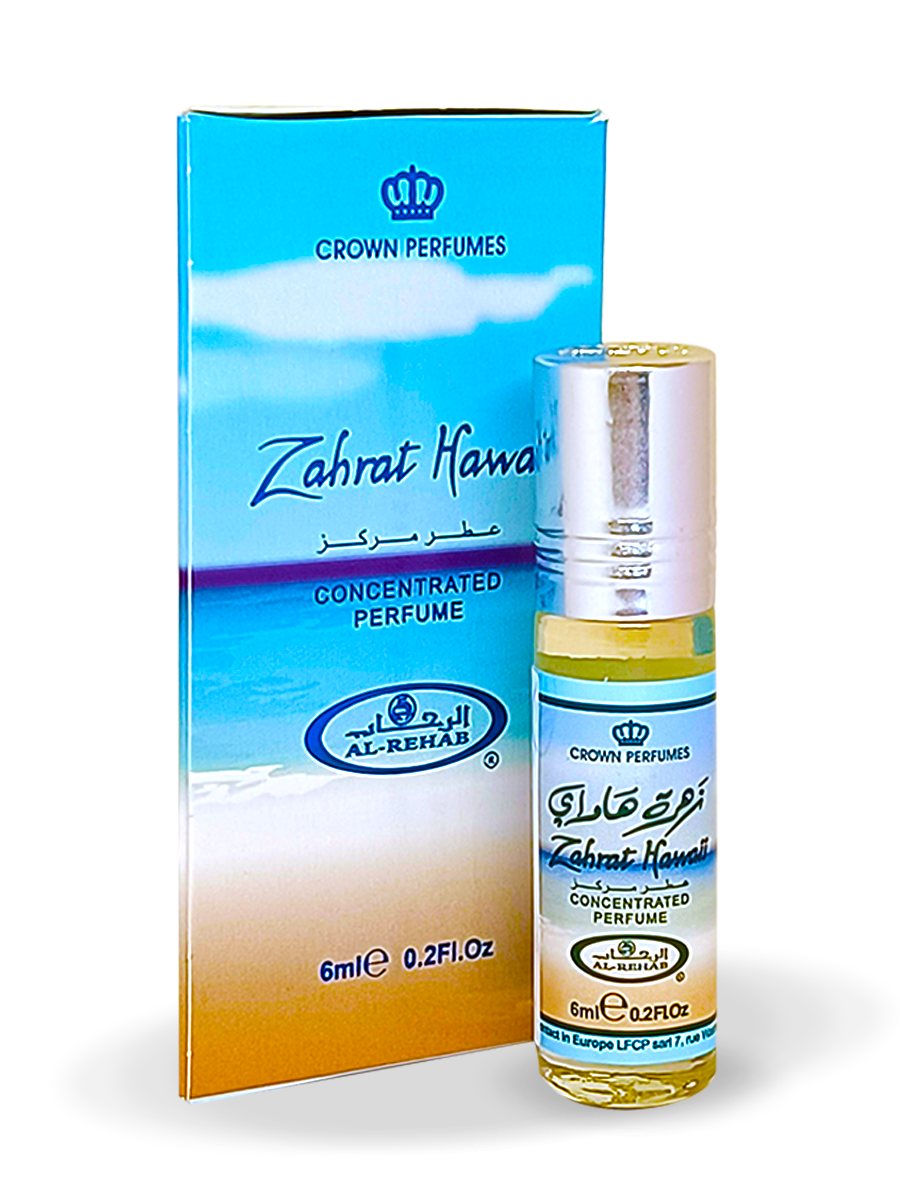 Арабские масляные духи Al-Rehab Perfumes Zahrat Hawaii, унисекс аромат, 6 мл