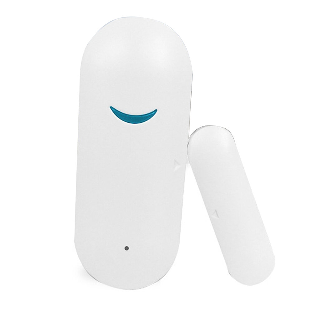 Интеллектуальный WiFi датчик двери и окна с будильником, совместимый с Google Home, беспроводной инструмент управления для дверей и окон, белый цвет, материал ABS, дальность передачи 50-200м (в открытом пространстве), ударопрочность 4.7M, 1.2M, 3.5M,