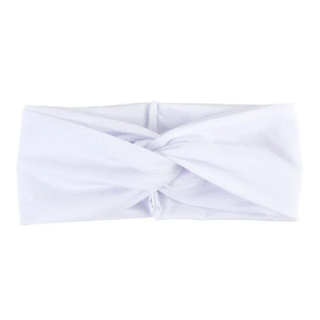 Geebro Женская крученая повязка на голову летняя богемная Цветочная широкая эластичная повязка для волос для девочек Эластичный Тюрбан цветок