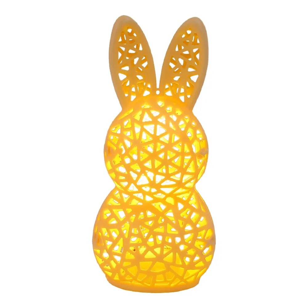Пасхальный ажурный фонарь с зайцем, пастельный светодиодный светильник для дома и сада