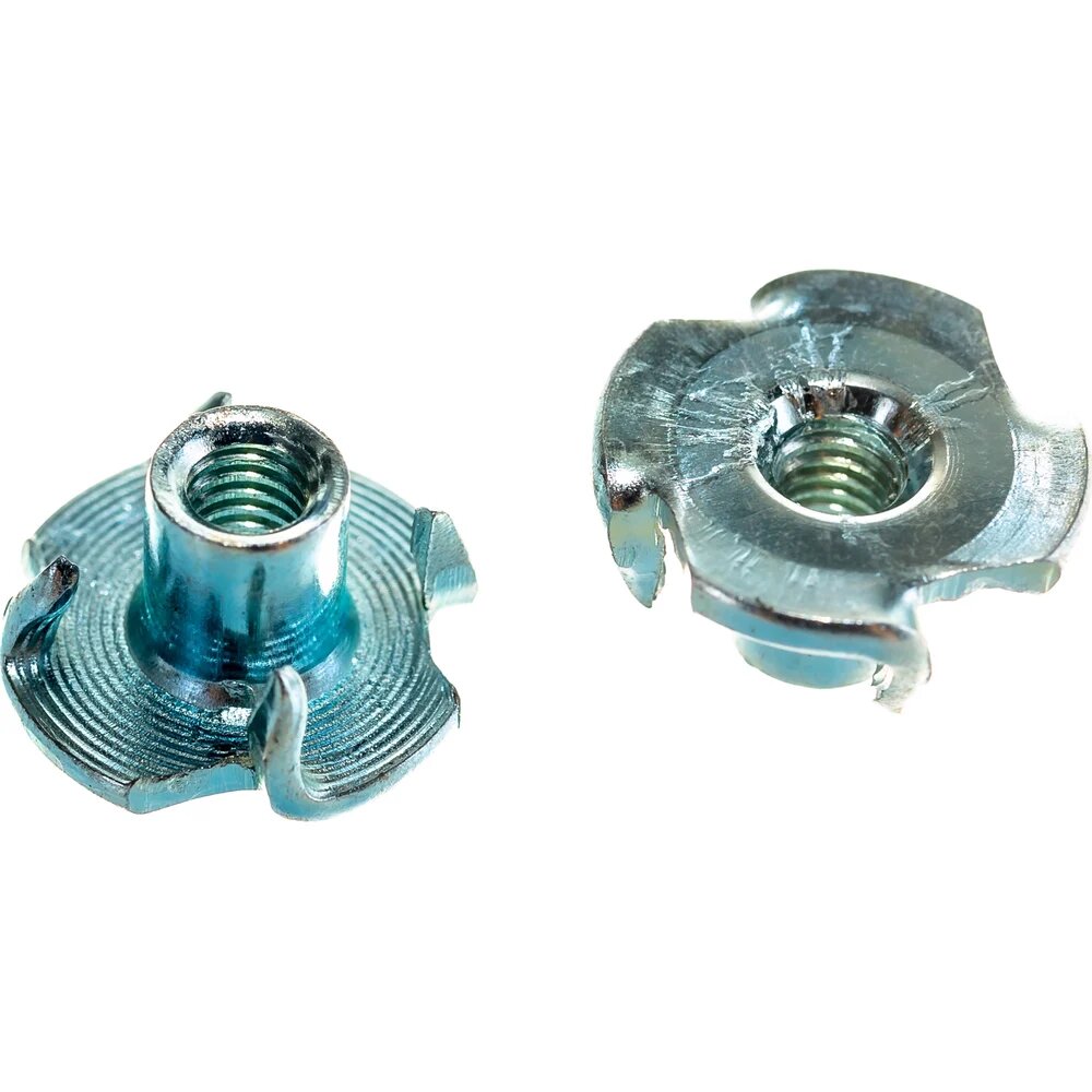 Креп-комп Гайка крыльчатая, врезная DIN1624 м4x8 Фасовка 600шт гкв4ф