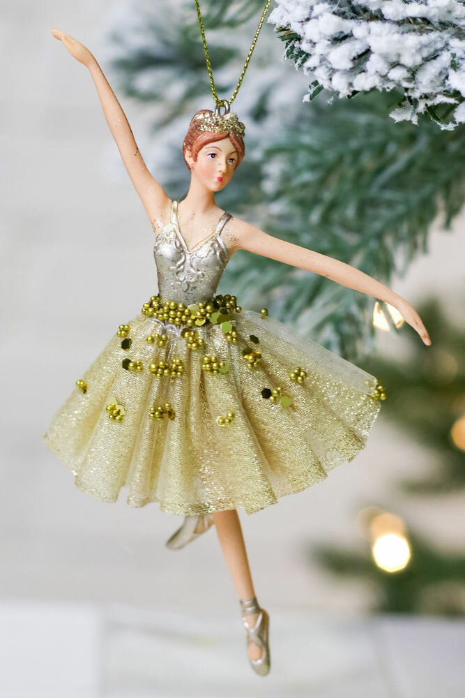 Ёлочная игрушка балерина жозефина. Адажио, полистоун, 17 см, Goodwill MO96316-1