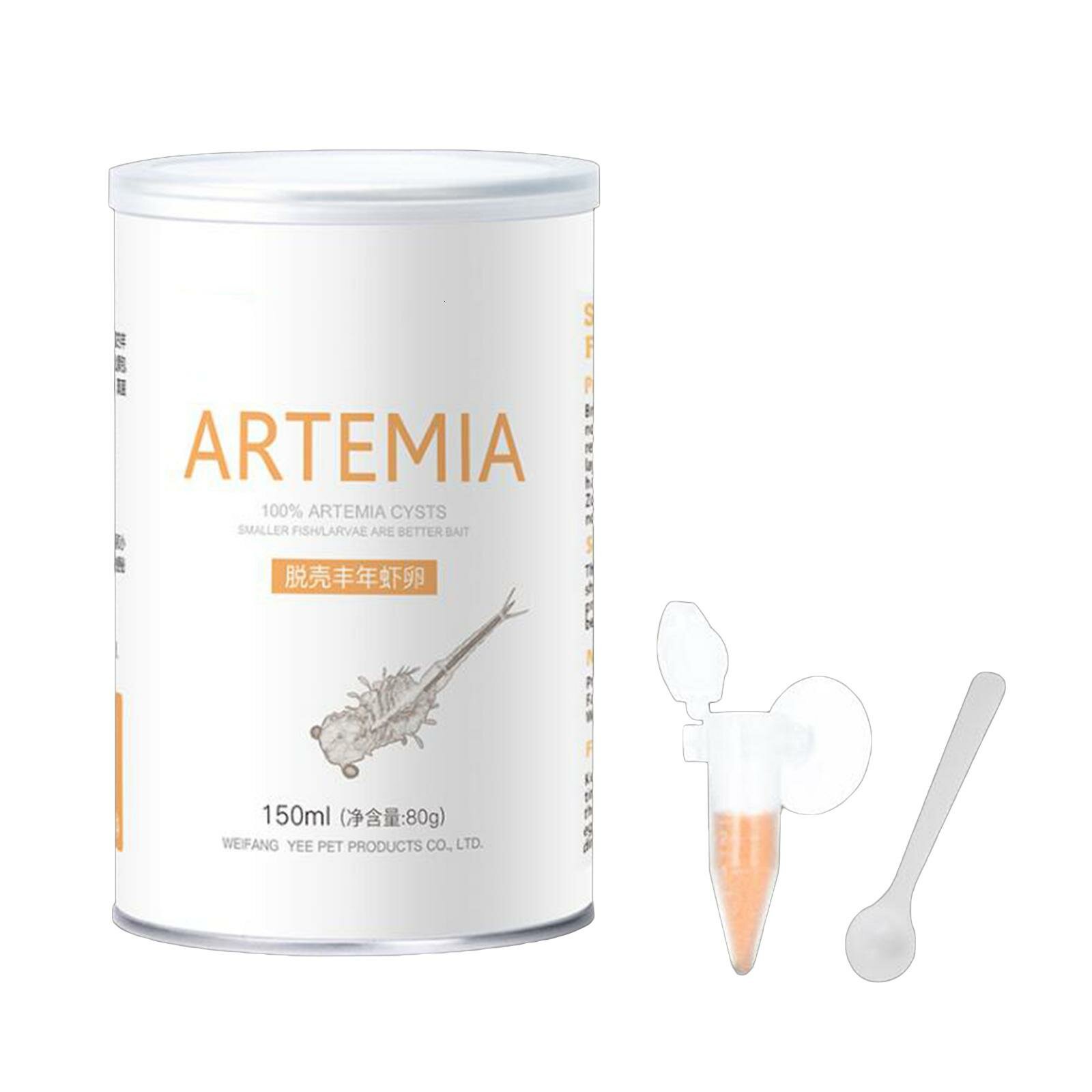 Корм для мальков аквариумных рыб — артемия, 150 мл