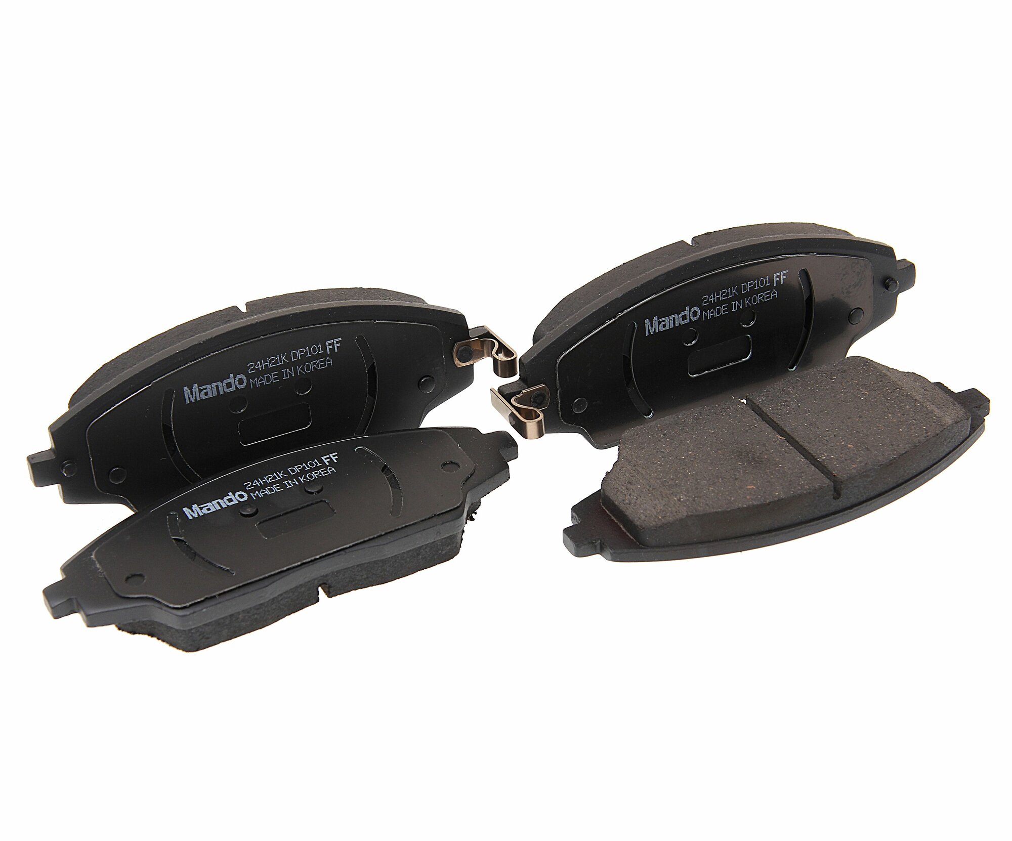 Колодки тормозные CHEVROLET Aveo (12-), Cobalt (13-) передние (с АБС) (4шт.) MANDO