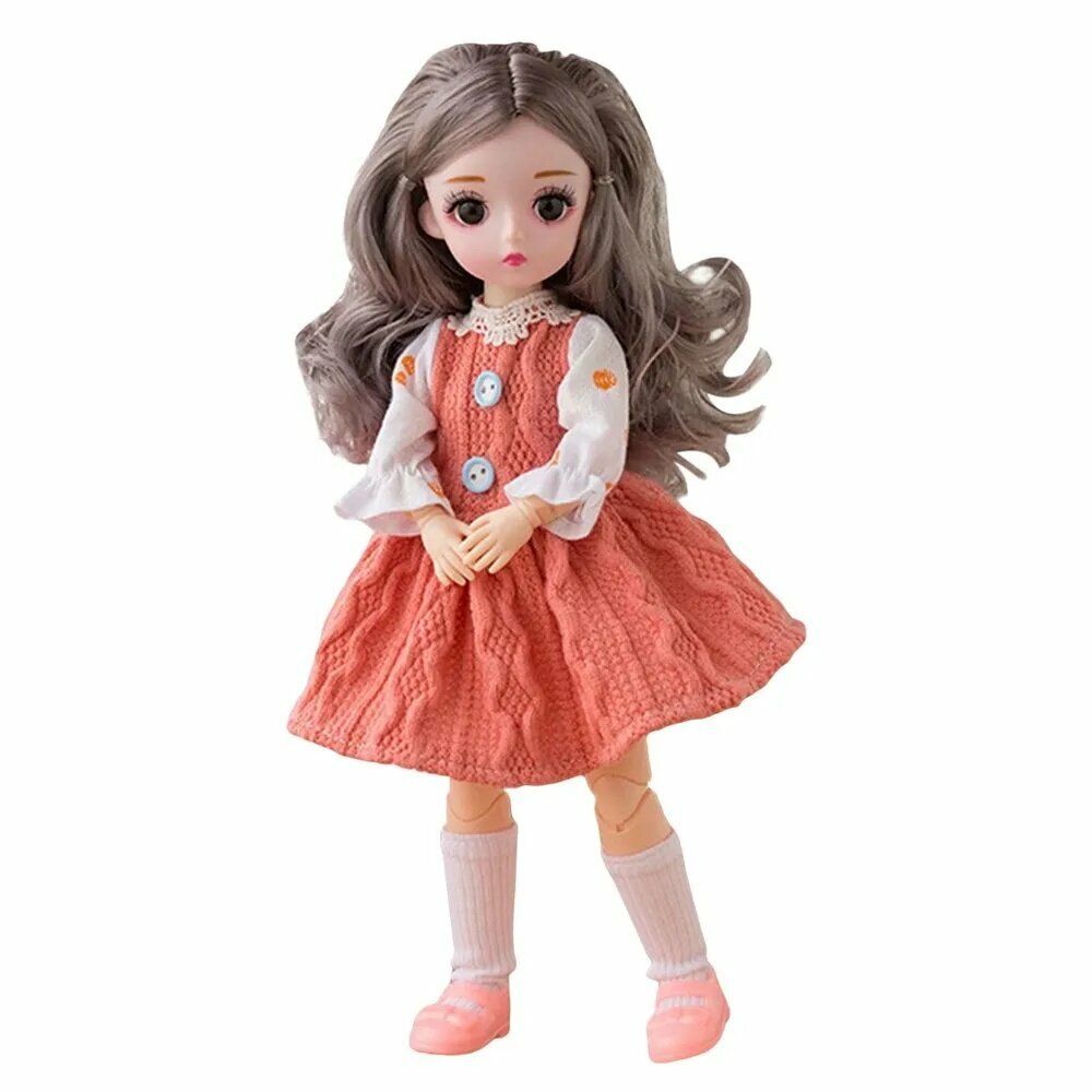 Кукла BJD 1/6, 30 см, с одеждой, обувью, макияжем, подвижные суставы, 12 точек артикуляции, для детей от 4 лет, подарочный набор