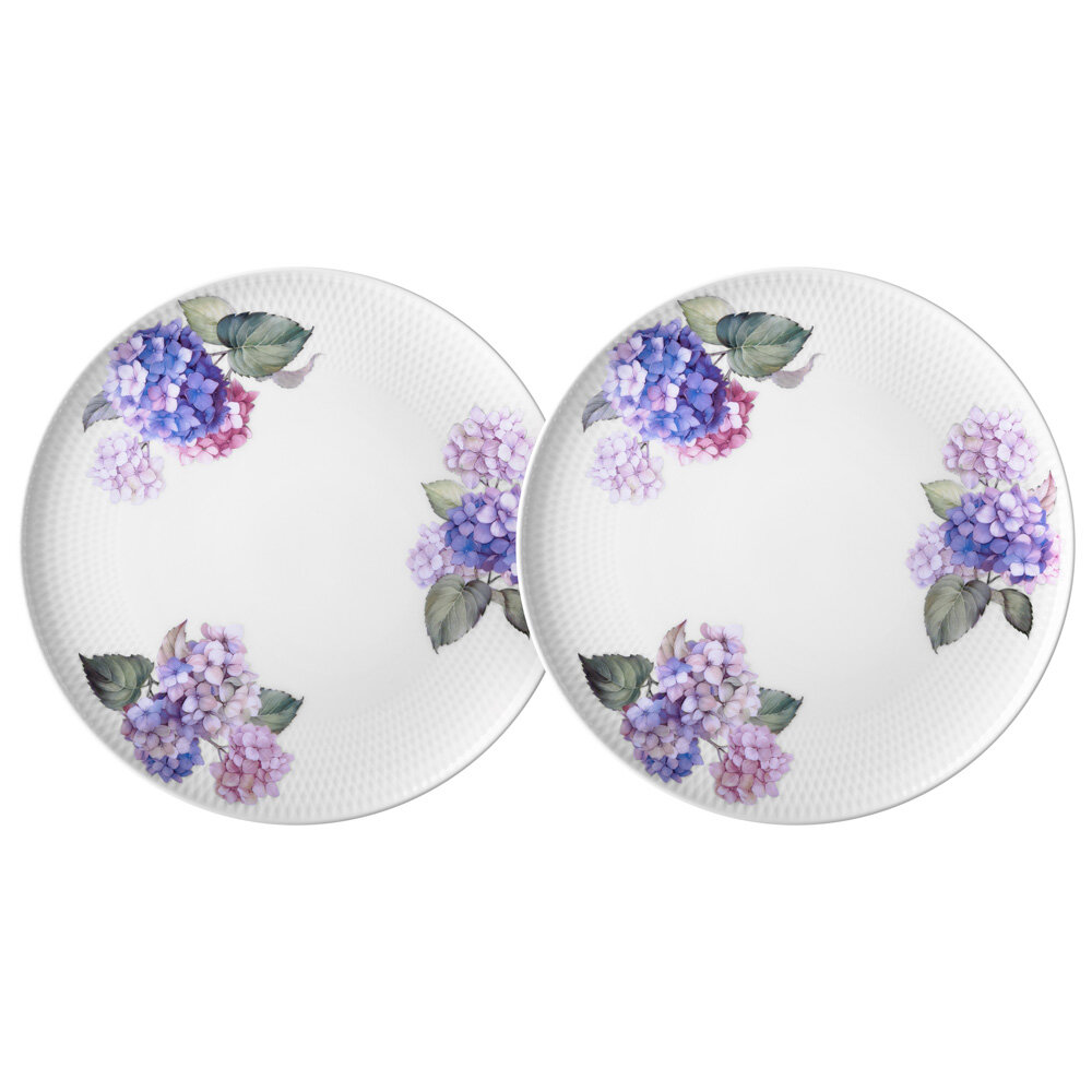 Набор тарелок обеденных lefard hortensia 2 шт. 25,5 см KSG-415-2292
