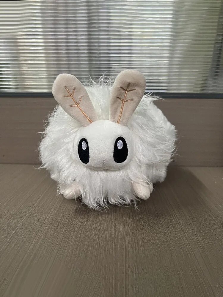 Мягкая игрушка Моль, пушистый белый мотылек, антистресс, плюшевая игрушка для детей и взрослых