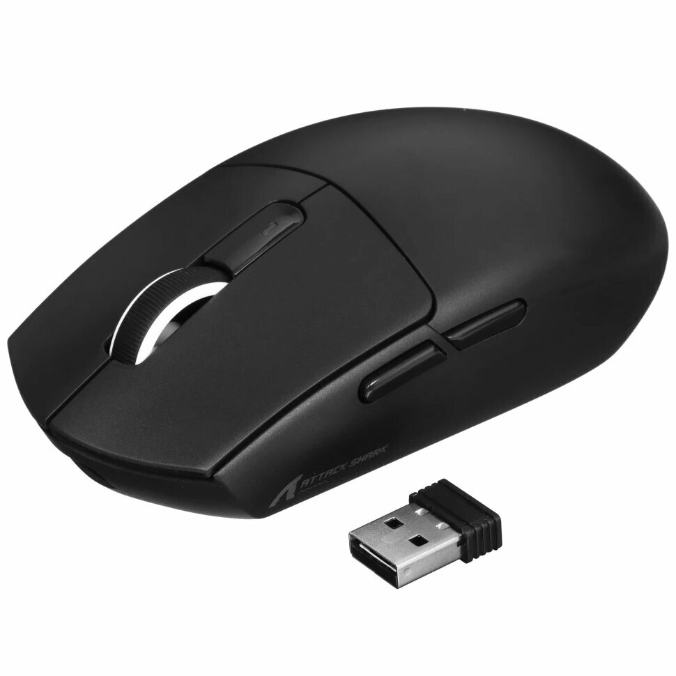 Мышь беспроводная/проводная Attack Shark G3 [Shark G3 Black] черный