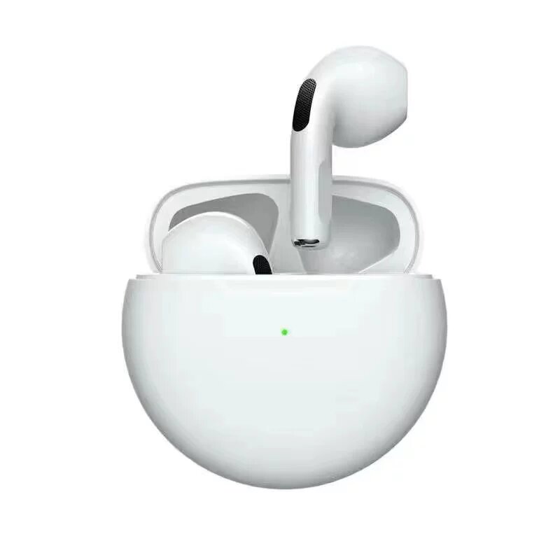 Белые Pro6 беспроводные наушники Bluetooth с шумоподавлением и высококачественным звуком для Android