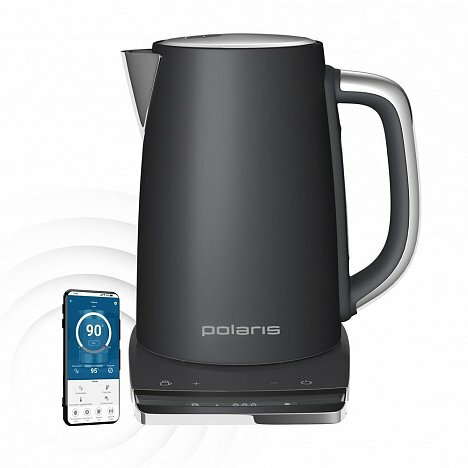 Чайник Polaris PWK 1755CAD WIFI IQ Home Grey Электрочайник Серый