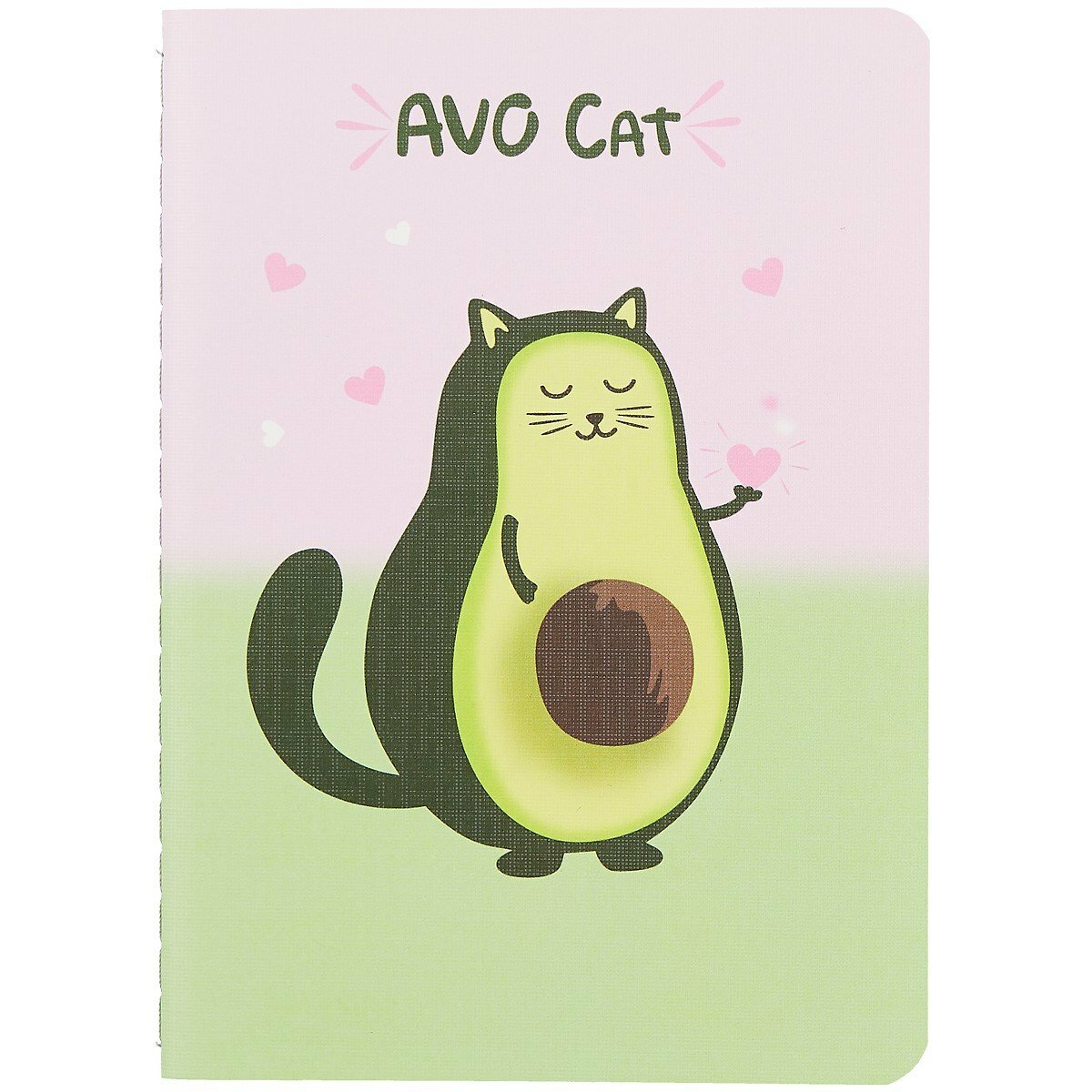 Записная книжка «Avo cat» А6, 32 листа в клетку, сшивка