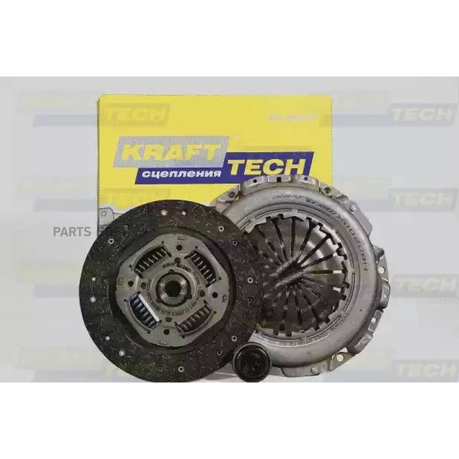 Сцепление Peugeot 1,8-2,0, 1,8-2,0 HDI W00228J от официального дистрибьютора, KRAFTTECH, артикул W00228J