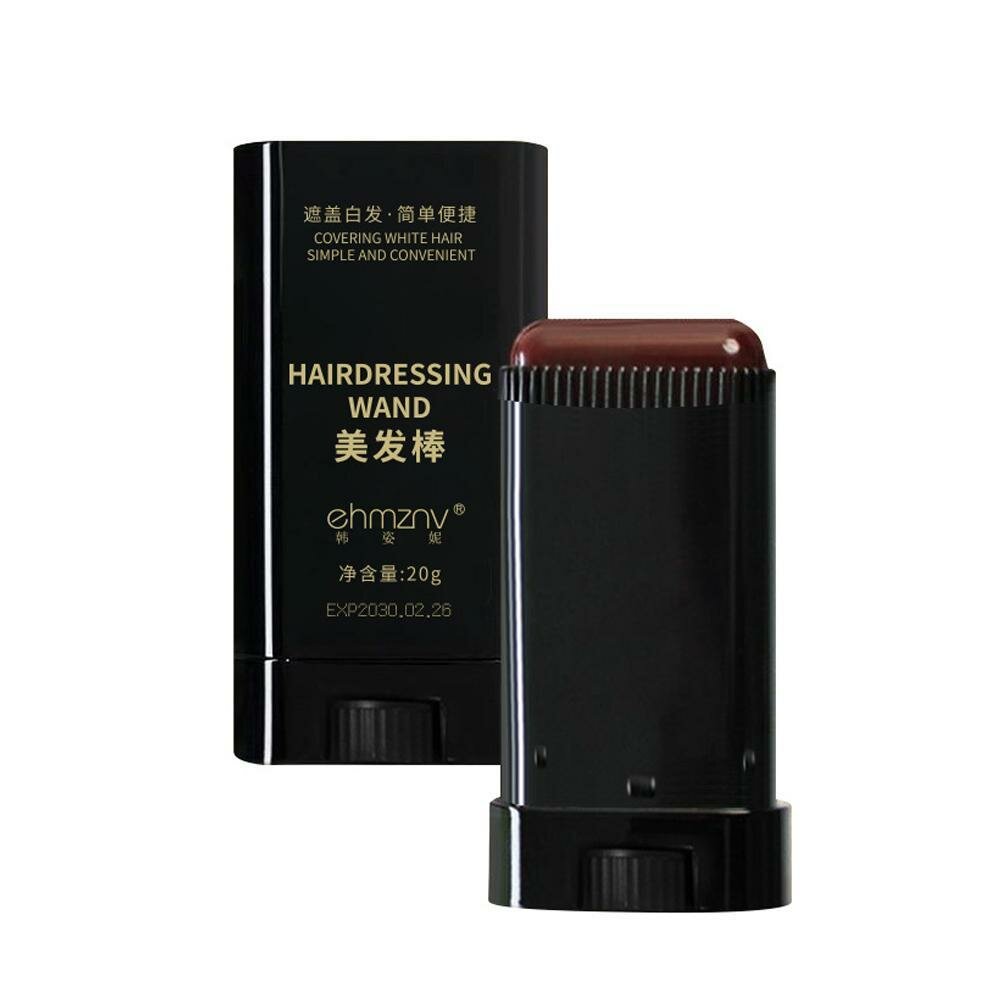 Одноразовый карандаш-краска для волос, временно закрашивает седину