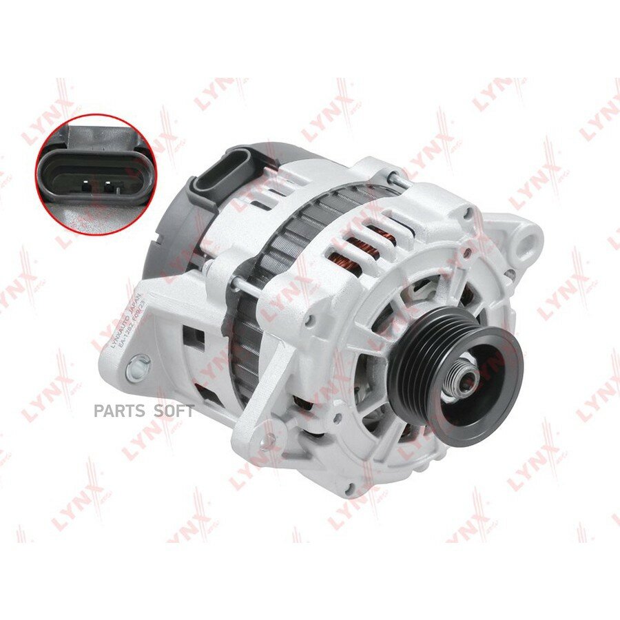 Генератор CHEVROLET Aveo (T200) 1.4 03-08 / Lacetti (J200) 1.4 16V 05-12 / Lacetti (J200) 1.8 05-12 от официального дистрибьютора, LYNXAUTO, артикул EA1282