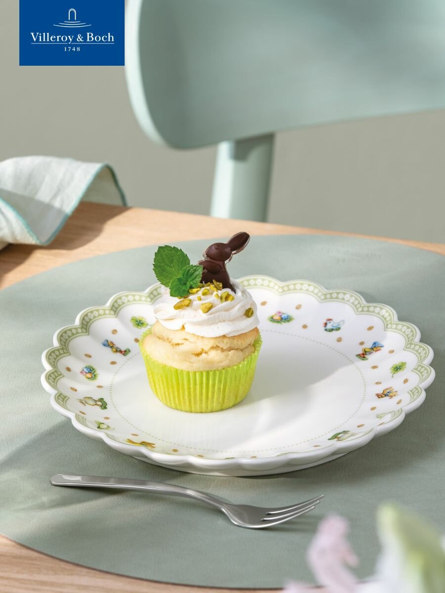 Тарелка салатная 21,9 см, Easter Delight "Пасхальное наслаждение", Villeroy & Boch, Премиум-Фарфор