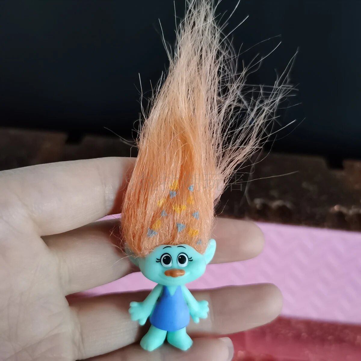 Виниловая кукла-эльф 4-7 см Бирюзовый, A13