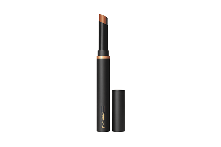 Помада женская MAC Black Wand Tulle Matte, черная, бархатистая, легкая в растушевке, стойкая
