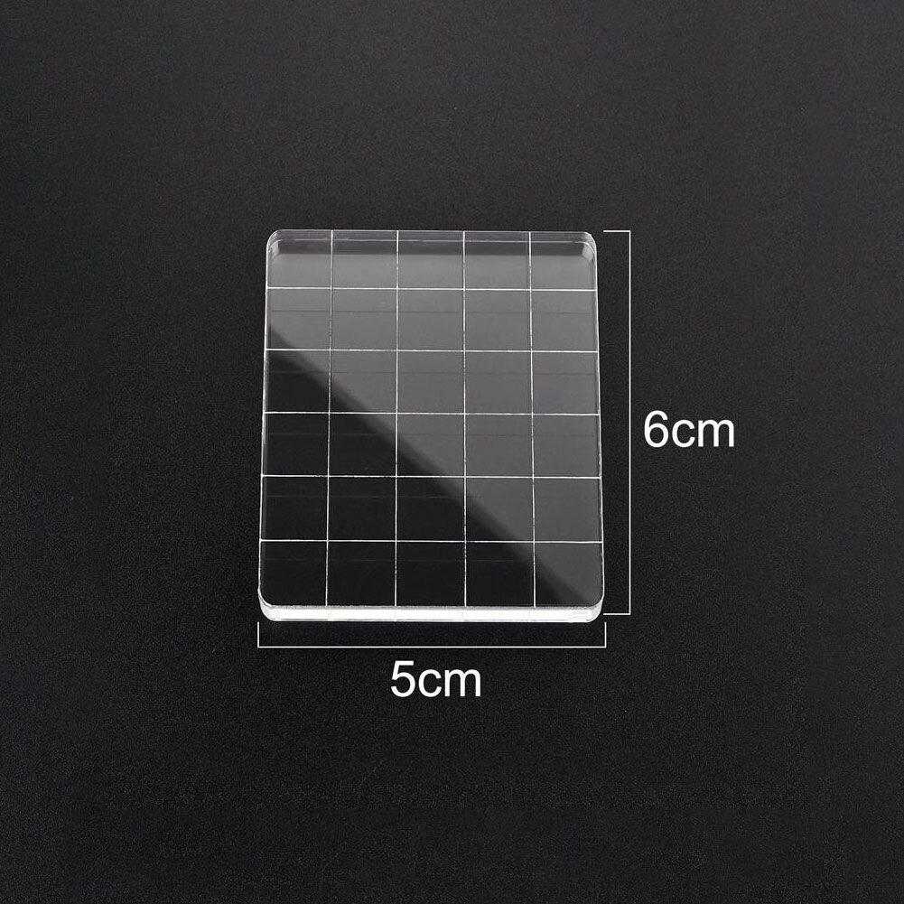 Акриловый блок для прозрачных штампов, резиновых штампов на клеевой основе, декоративных инструментов ручной работы