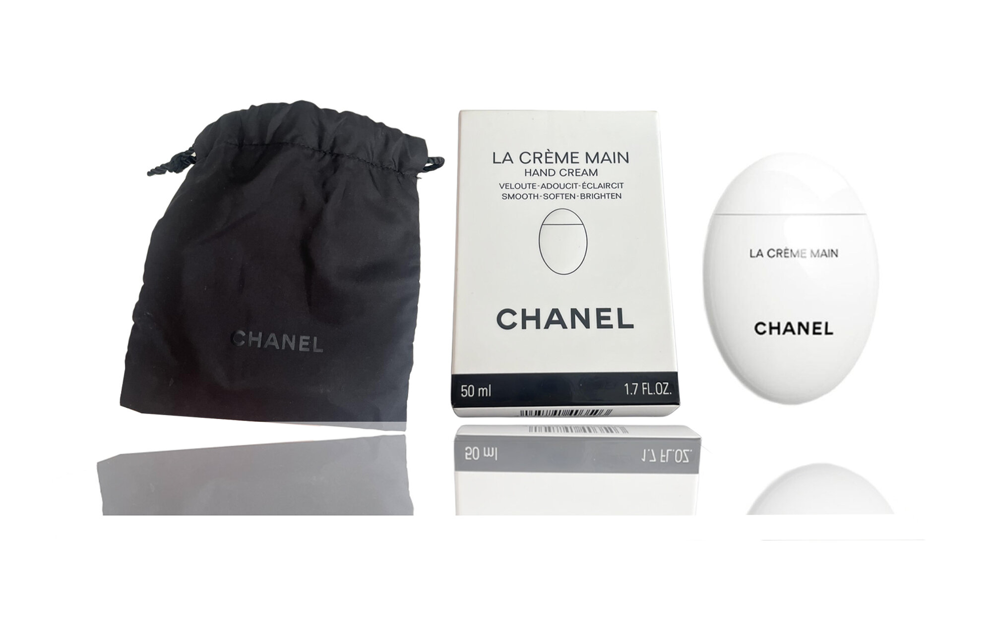 Очищающий крем для рук CHANEL с ароматом белого яйца и гусиного камня, увлажняющий, восстанавливающий, 50 мл