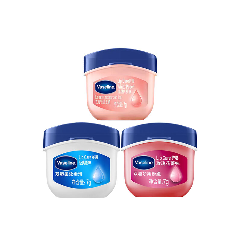 Бальзам для губ унисекс Vaseline Classic CP Комбо против морщин, восстанавливающий увлажняющий
