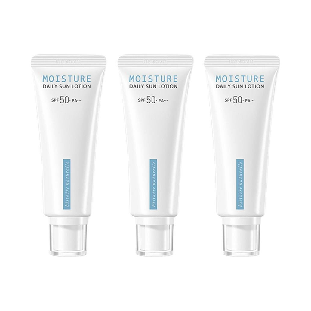 Солнцезащитный крем-пример унисекс Histoire Naturelle Little White Tube SPF50+PA+++, 70ml*3