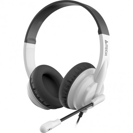 Наушники A4Tech HU-10 черный/белый