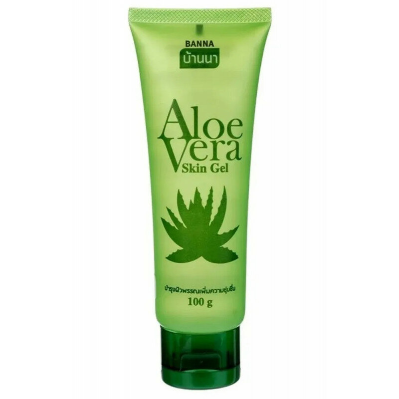 Banna универсальный увлажняющий гель с Алоэ Вера для лица и тела Aloe Vera Skin Gel, 100 гр