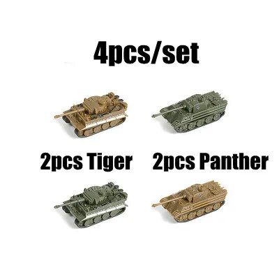 Набор моделей танков XMWL 1/144 T-80/Merkava MK4 tiger panther