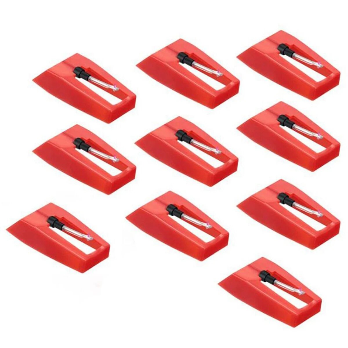 SODIAL 10 шт. виниловые иглы для проигрывателя пластинок