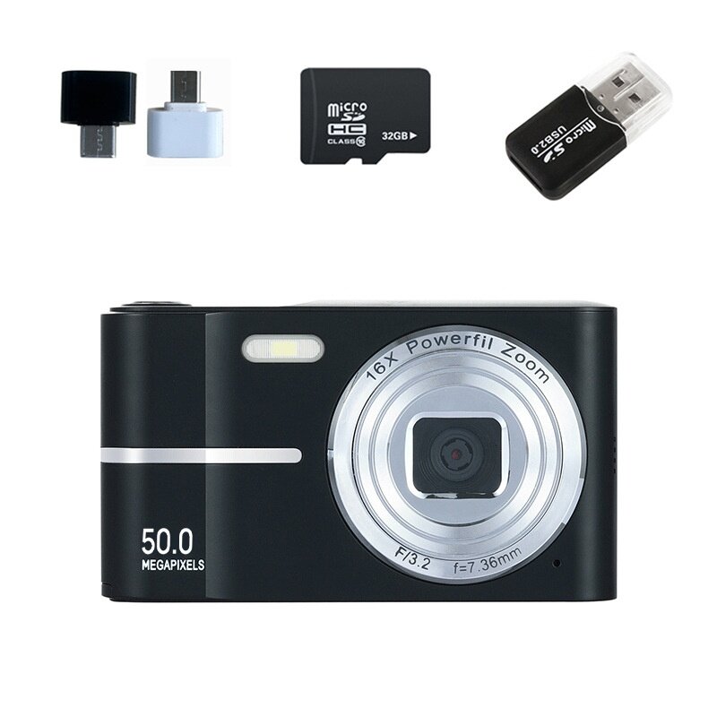 Цифровой фотоаппарат унисекс X-IT M03, Card Reader+Apple Adapter, 32 ГБ памяти, высокое разрешение, CMOS