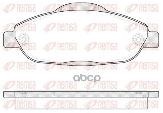 Колодки торм. пер. Remsa арт. 1323.00