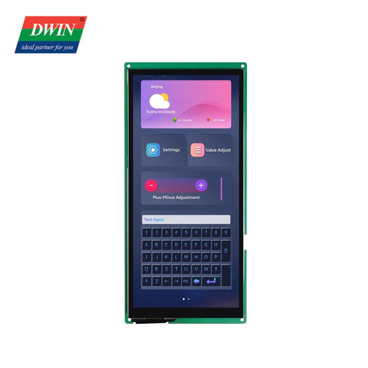 DWIN 10,4 дюйма TFT ЖК-дисплей 720*1600 Capacitive touch