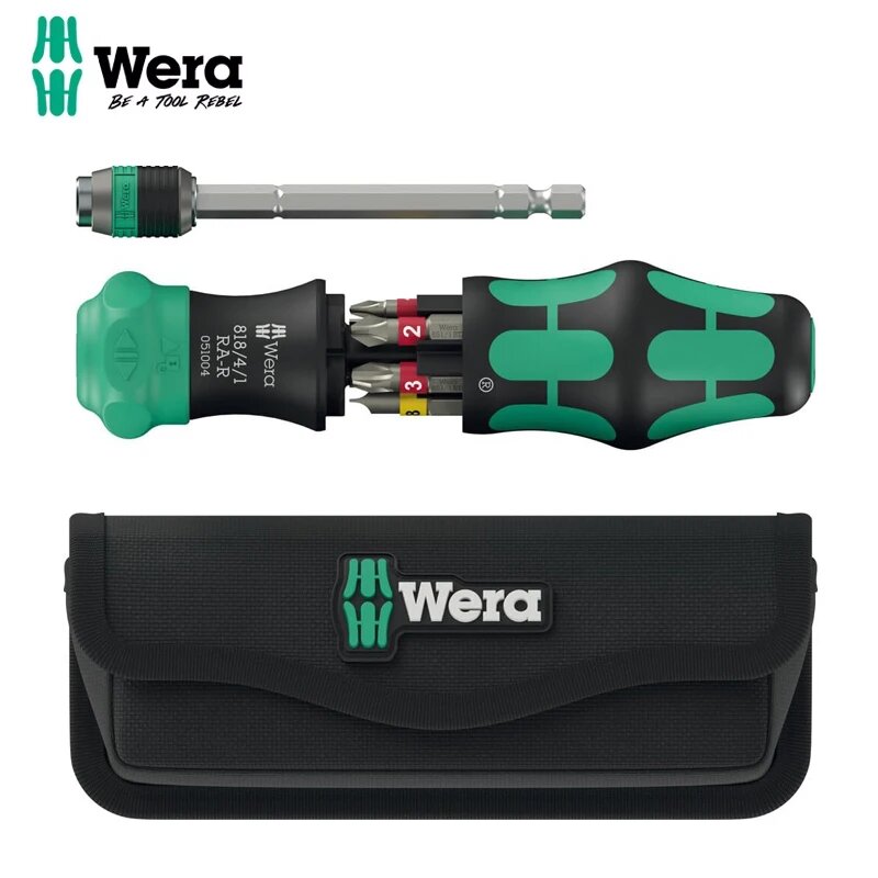 WERA Kraftform Kompakt 25 RA-R отвертка с чехлом, 6 шт.