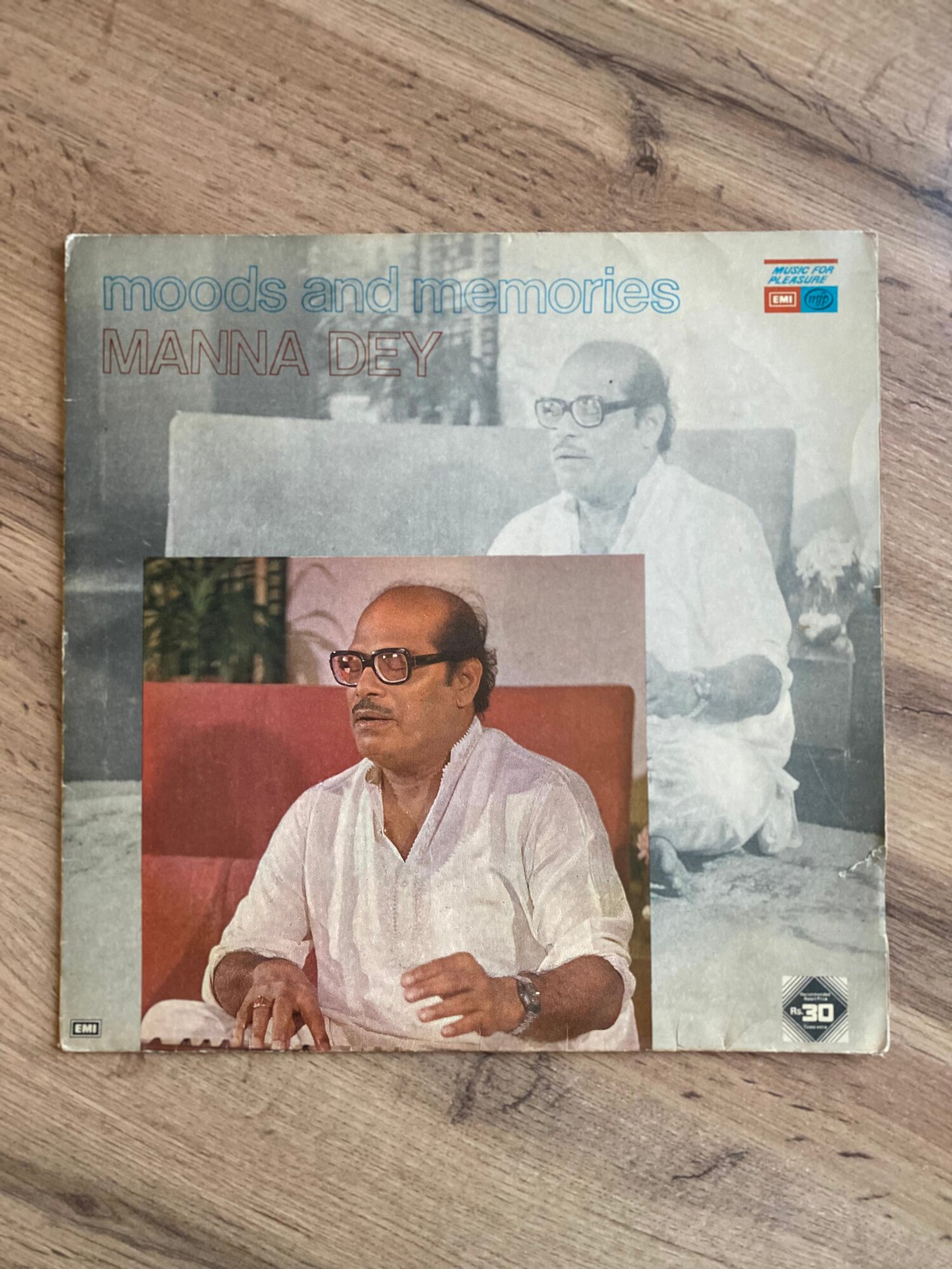 Виниловая пластинка Manna Dey Moods And Memories. 12"