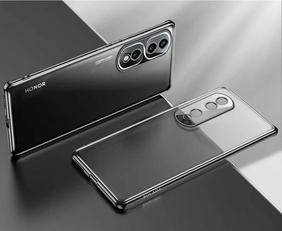 Чехол MyPads, для Honor 90, силиконовый, матовый, противоскользящий, чёрный