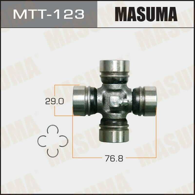 Крестовина MASUMA MTT-123 29x49 Toyota Hiace, Hilux, Land Cruiser, Chaser, Coaster, Cresta, Crown, Dyna, Estima 89-01