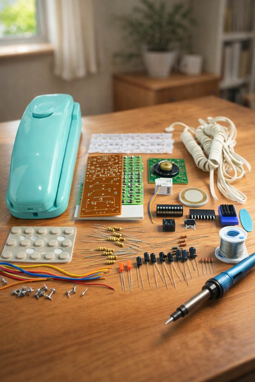 Набор для самостоятельной сборки и пайки (конструктор) "Телефонная трубка" (. Ф)