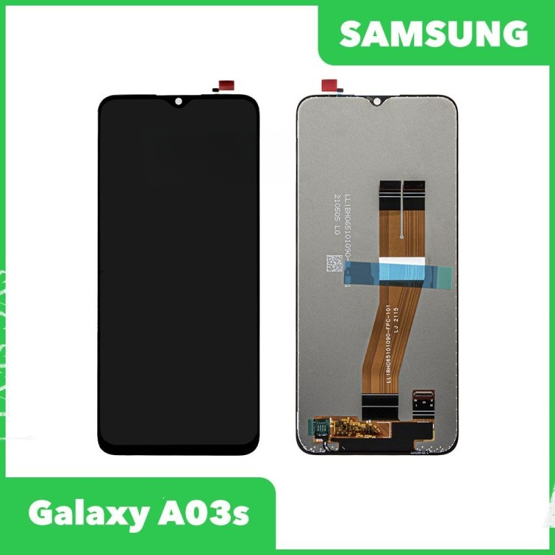 LCD дисплей для Samsung Galaxy A03s SM-A037F без рамки, 100% оригинал