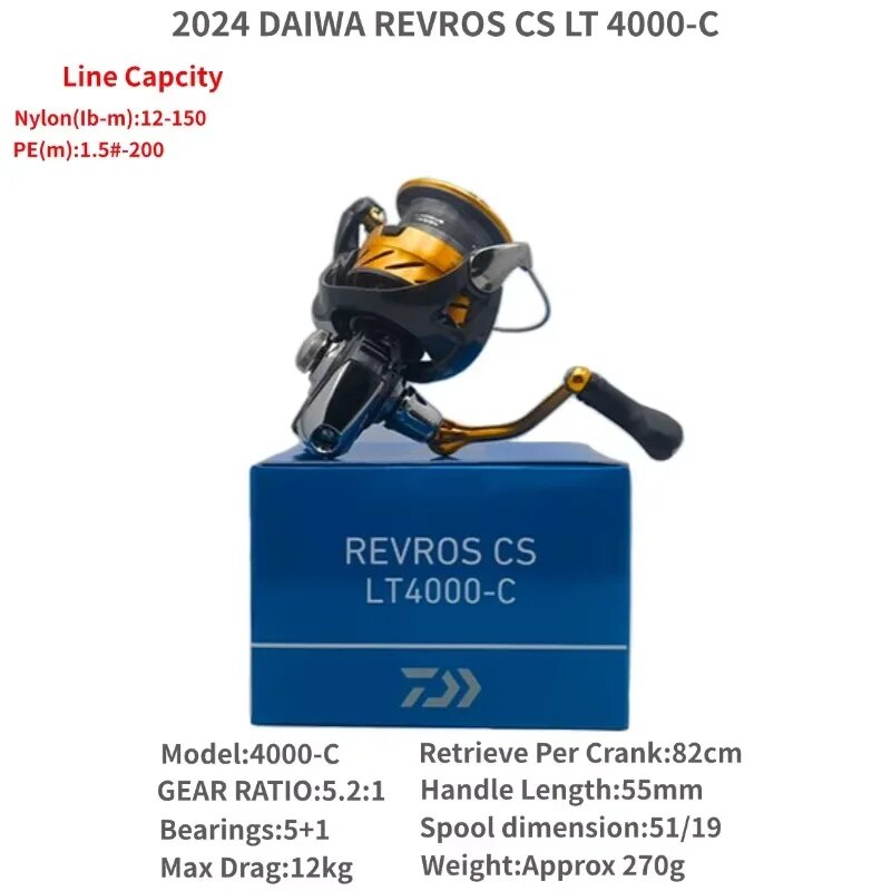 DAIWA REVROS CS LT Спиннинговая катушка 4000-C