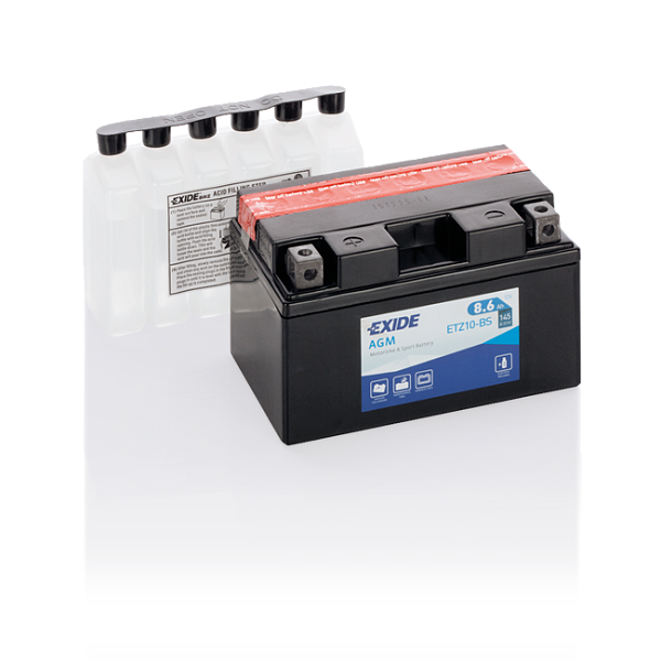 Аккумулятор мото EXIDE ETZ10-BS / YTZ10-BS 150x87x93